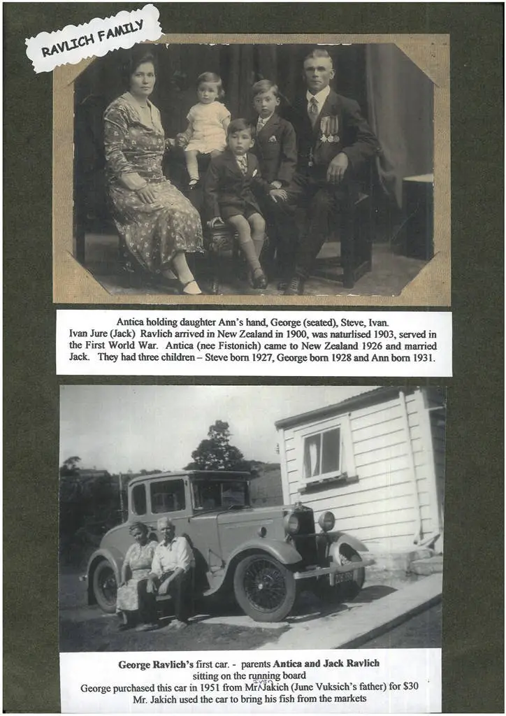 Ivan Jure and Antica Ravlich and family. | Record | DigitalNZ