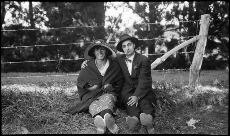 Dick Sunde, cross-dressing. | Record | DigitalNZ