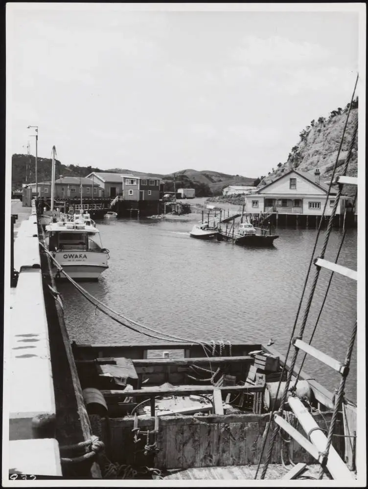 Car ferry, Opua, Bay of Islands, 1960 | Record | DigitalNZ