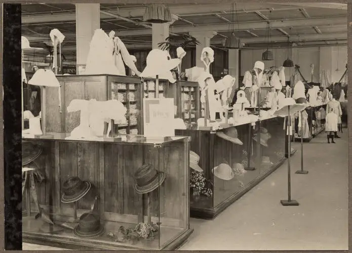 John Court Limited: millinery department, 1916 | Record | DigitalNZ