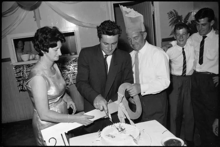 Claude Carter's 21st birthday party, 1961 | Record | DigitalNZ
