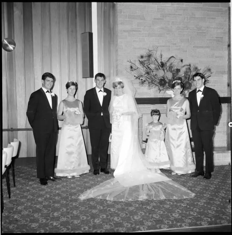 Wedding portraits of John Harper and Vandra Giles, 1968 | Record ...