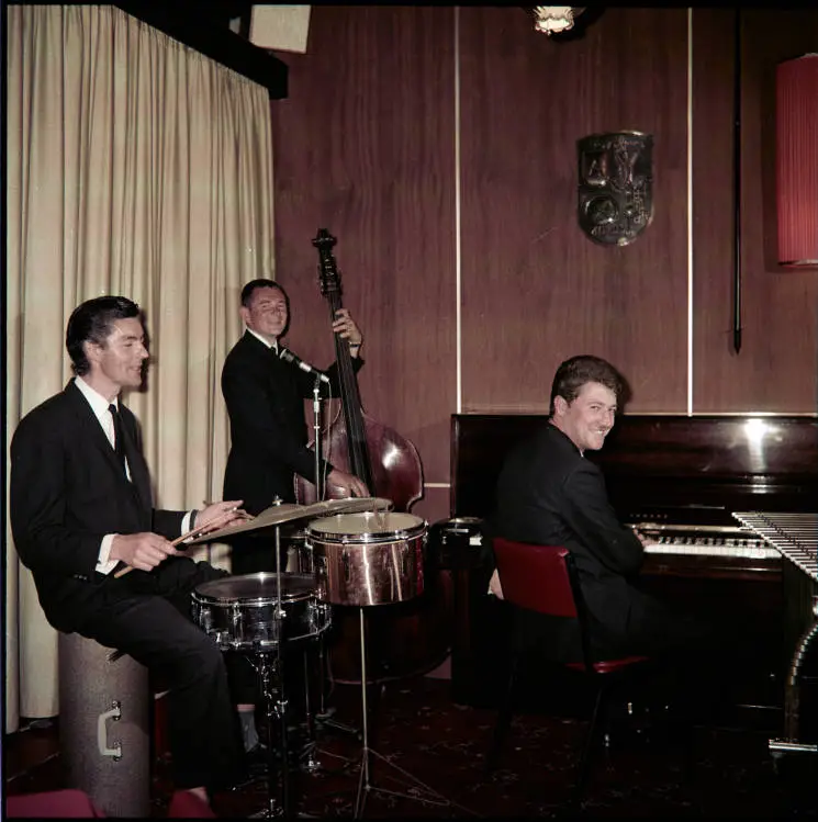 The Terry Gray Trio at El Matador Restaurant, Symonds Street, 1967 ...