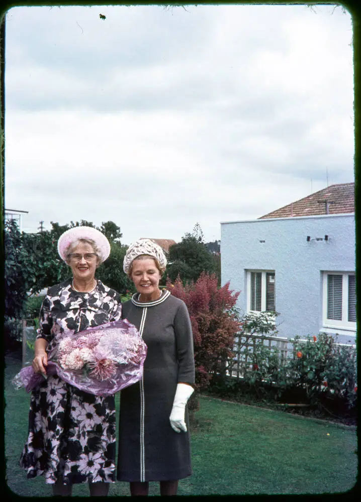 Alethea Rowntree and Mrs Watson, 1967 | Record | DigitalNZ