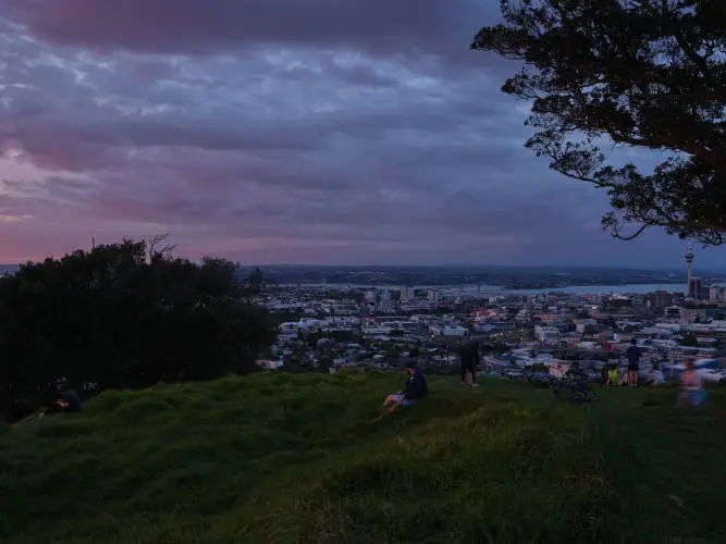 View from Maungawhau Mount Eden, looking north, 2020 | Record | DigitalNZ