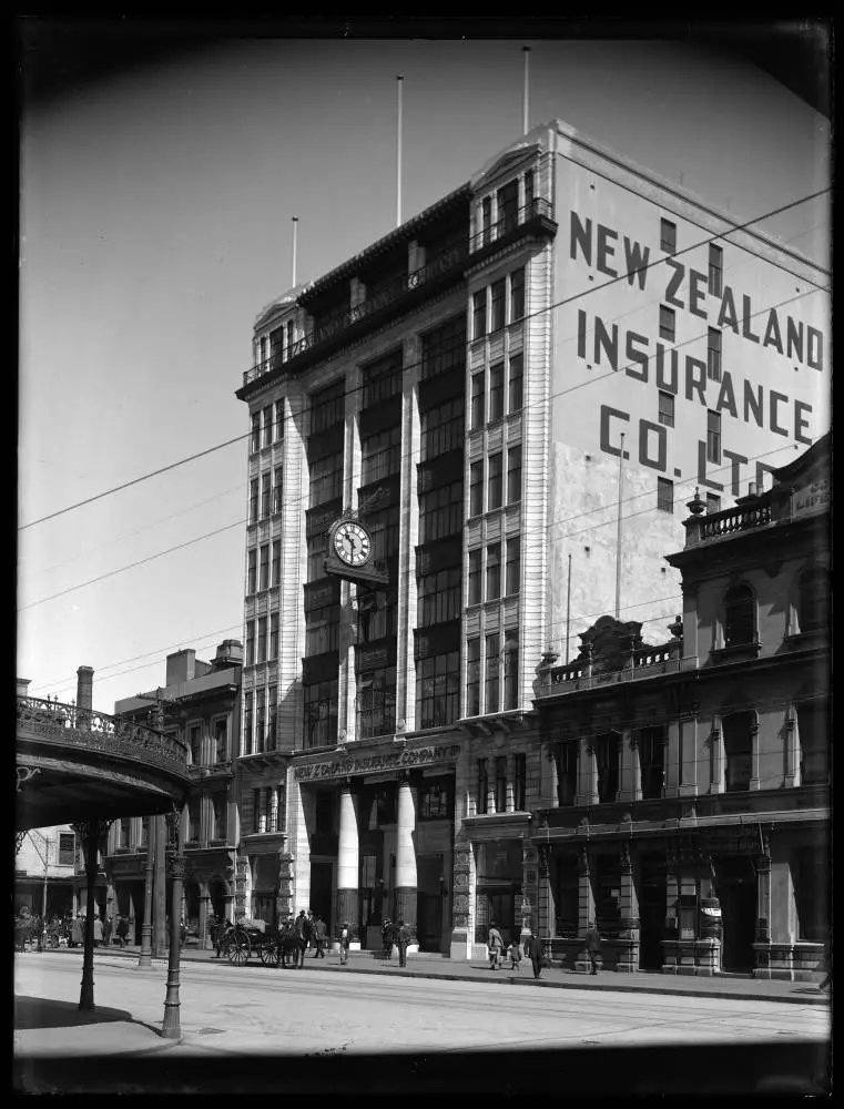 NZ Insurance Company, Queen Street, Auckland Central, 1918 | Record ...