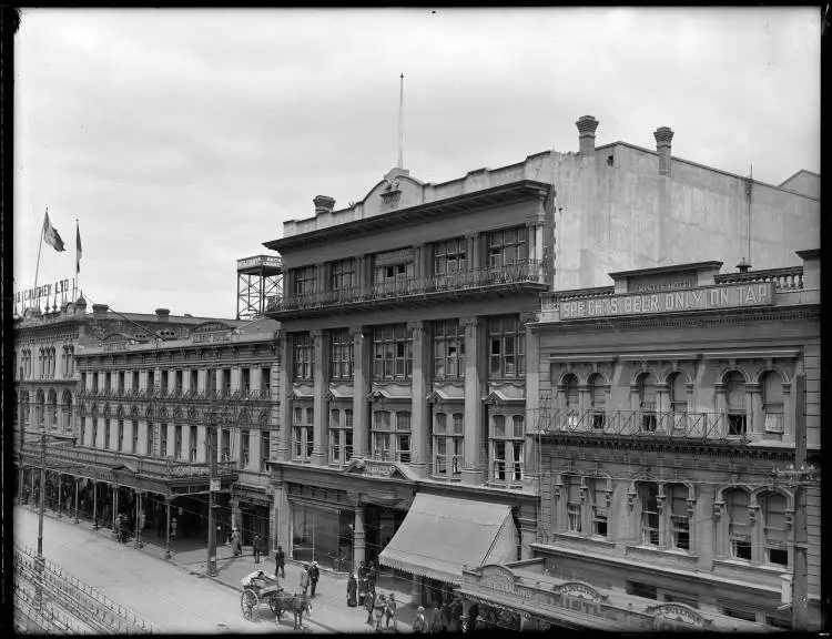 The Strand Arcade, Queen Street, Auckland Central, 1915 | Record ...