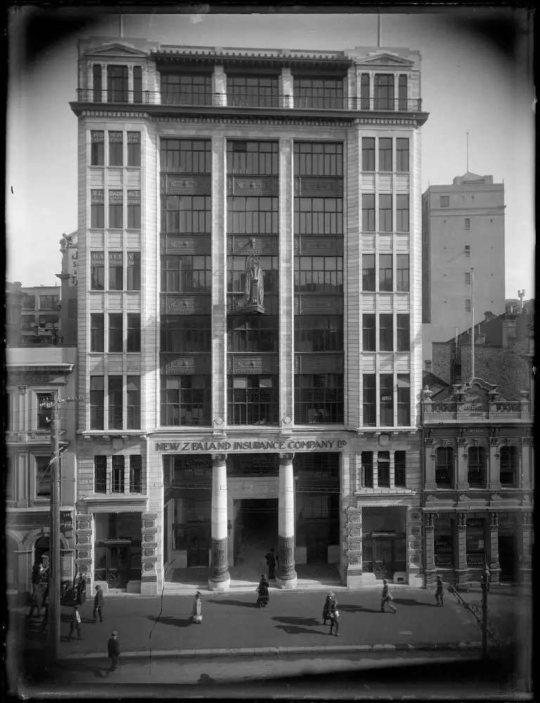 NZ Insurance Company, Queen Street, Auckland Central, 1918 | Record ...