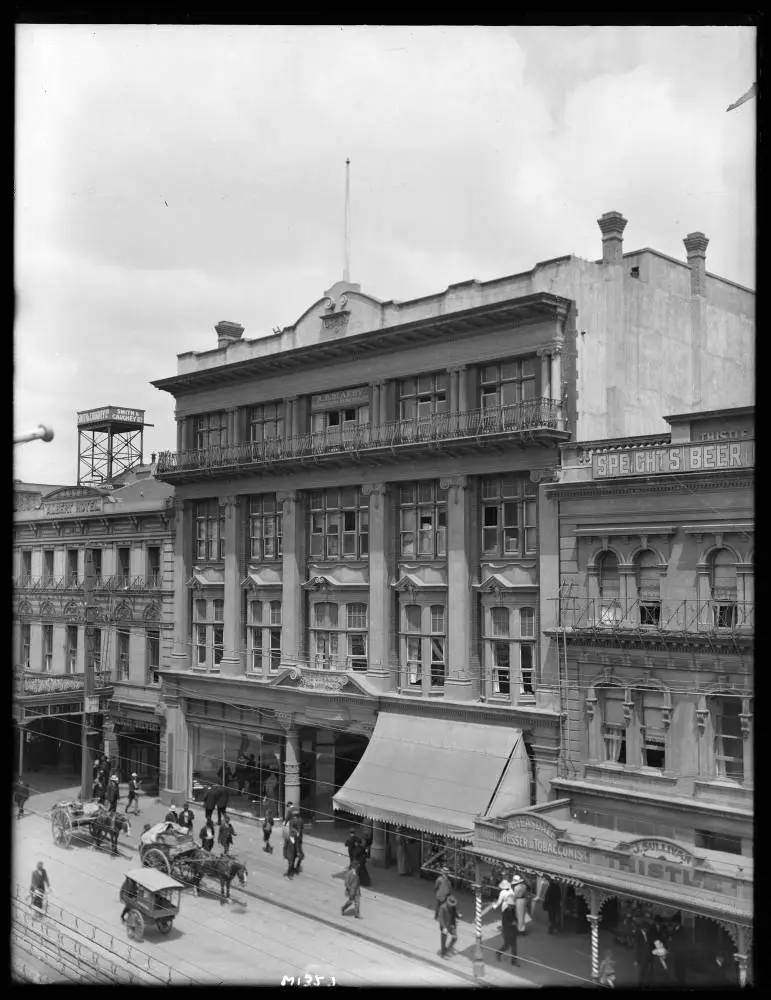 The Strand Arcade, Queen Street, Auckland Central, 1915 | Record ...