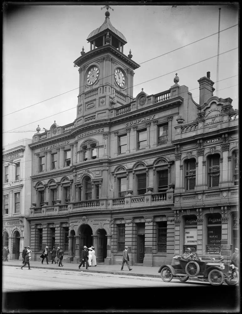 The New Zealand Insurance Company, Queen Street, 1914 | Record | DigitalNZ