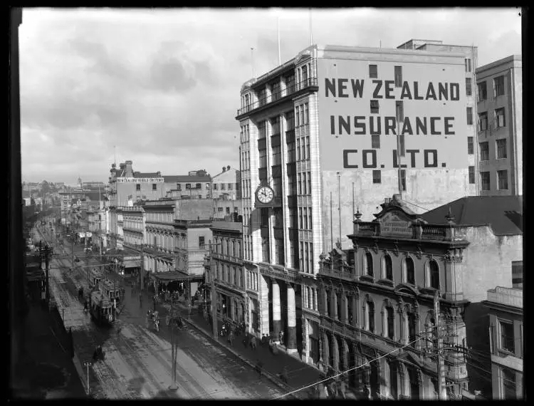 NZ Insurance Company, Queen Street, Auckland Central, 1918 | Record ...