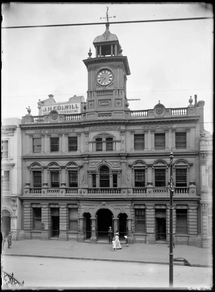 The NZ Insurance Company, Queen Street, 1913 | Record | DigitalNZ