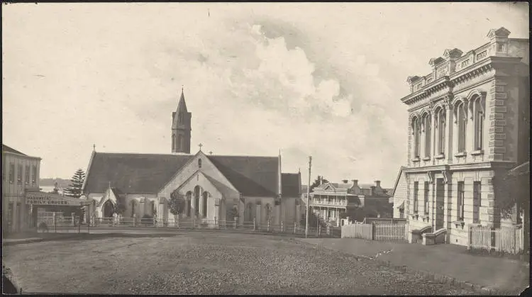 St Pauls Church, Emily Place, 1883 | Record | DigitalNZ