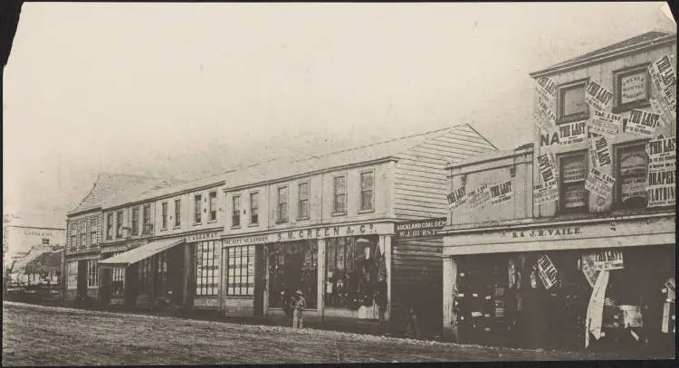 Queen Street, Auckland Central, 1860 | Record | DigitalNZ