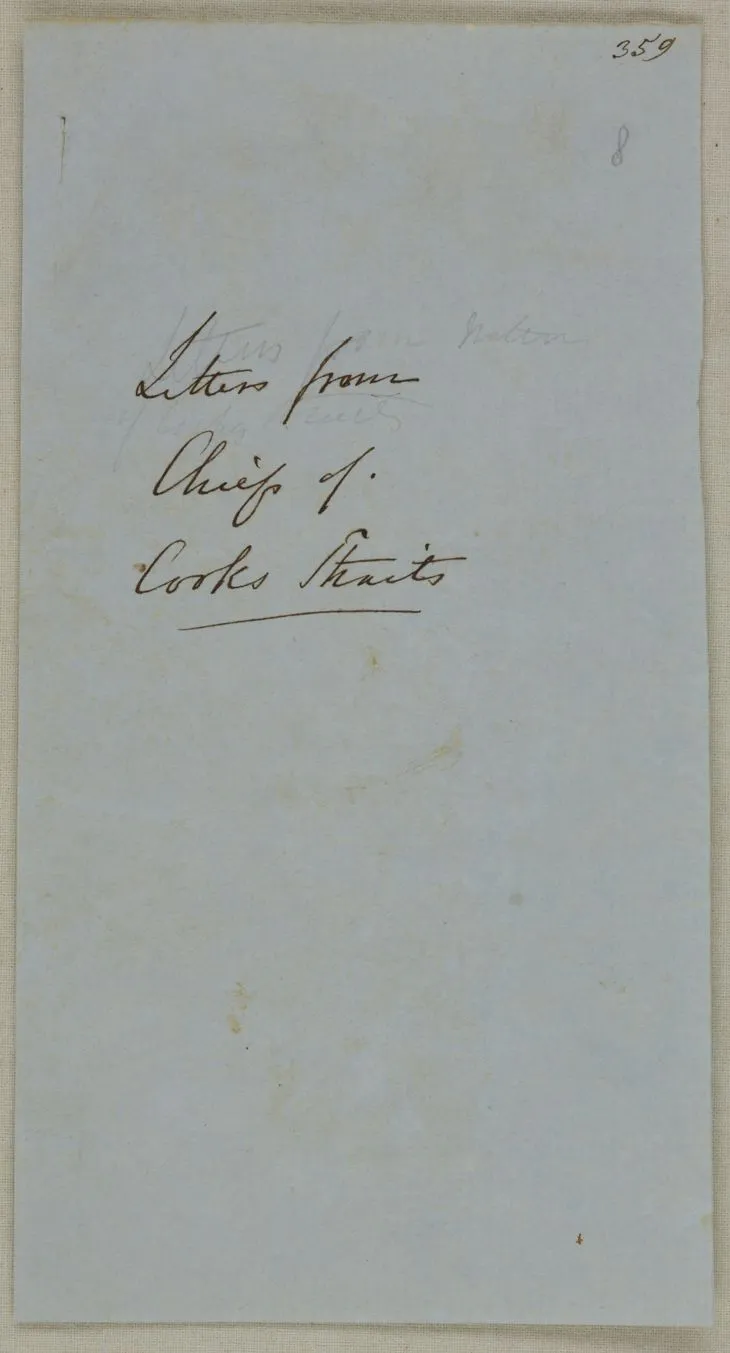 Letter to Governor Grey at Wellington, written at Otaki | Record ...