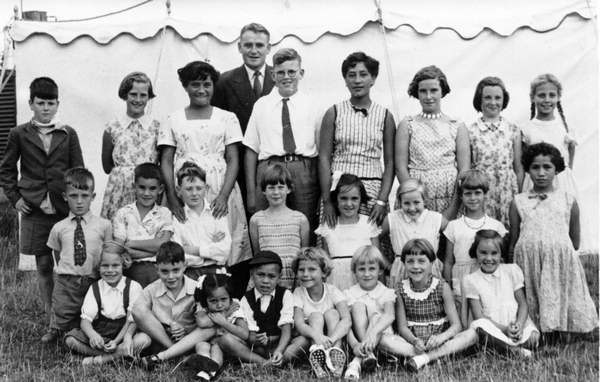 Whareama School pupils 1957 : photograph | Record | DigitalNZ