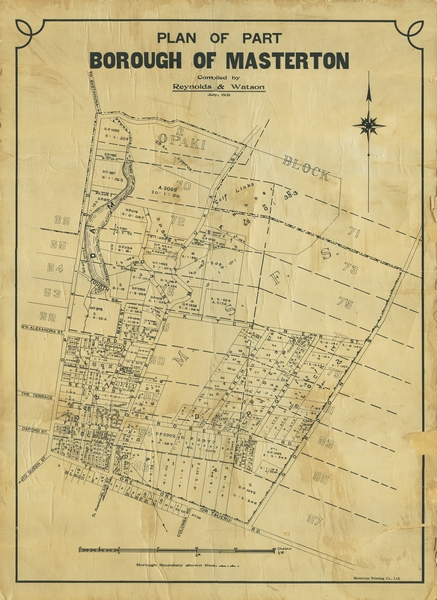 Plan of part, Borough of Masterton (Lansdowne) : Map | Record | DigitalNZ