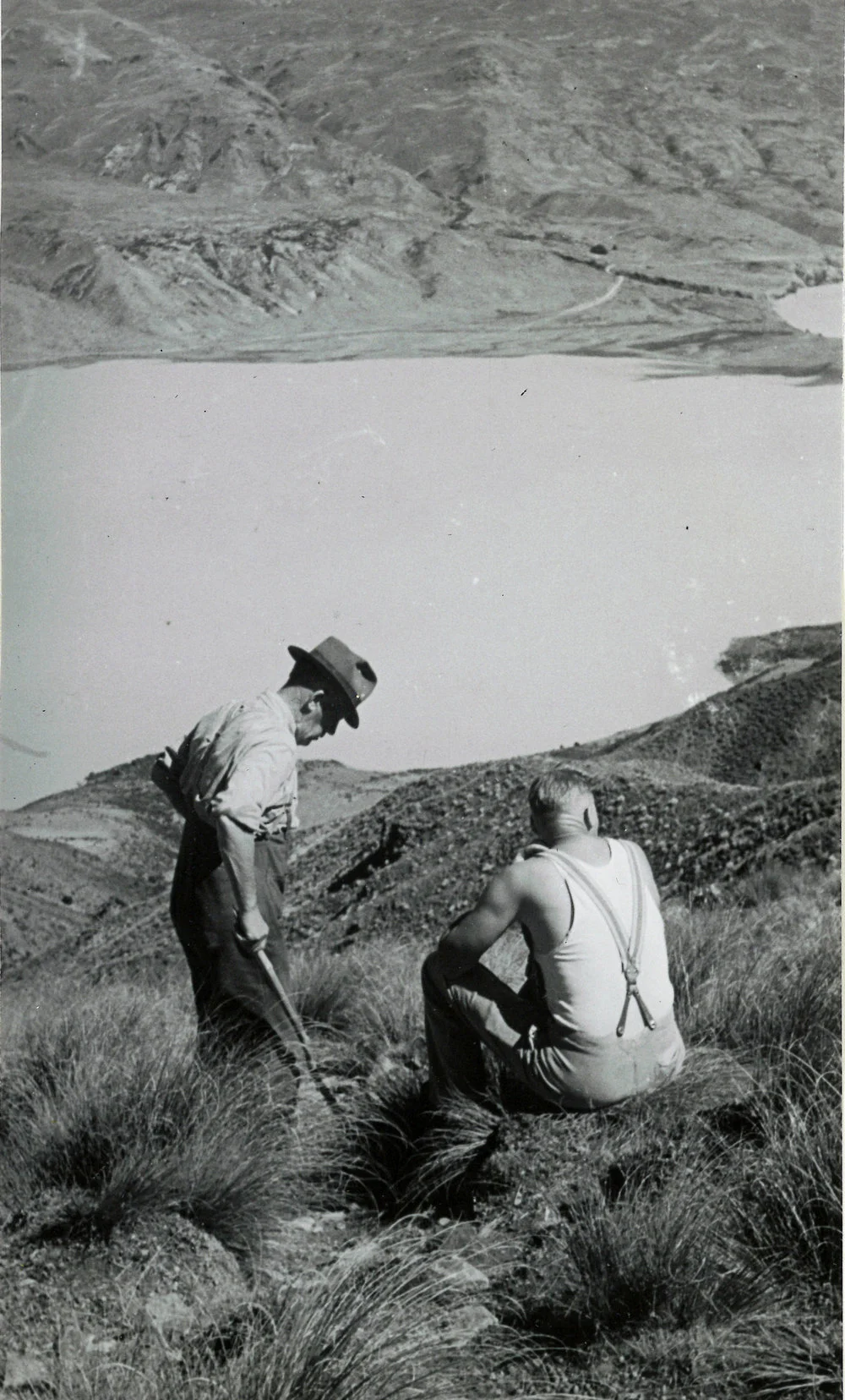 26 Mr G W R Osborne chats with Mr Chapman | Record | DigitalNZ