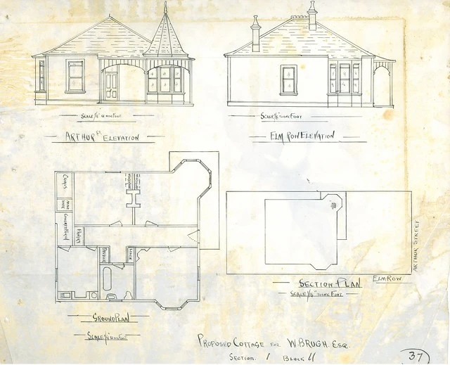 Arthur Street Cottage, 1907 | Record | DigitalNZ