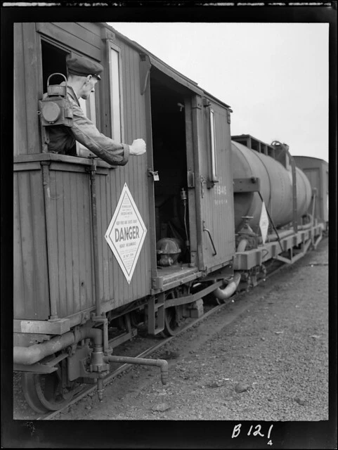 Weed killer train, 1950 | Record | DigitalNZ