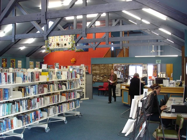 Opunake Library, interior | Record | DigitalNZ
