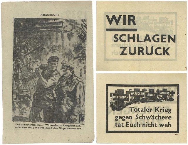 Propaganda Flyers Dropped By No. 75 (NZ) Squadron 23 September 1940 ...