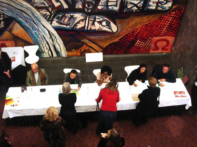 Signing table | Record | DigitalNZ