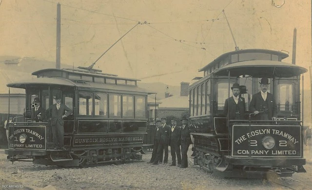 First Electric Trams in New Zealand 23 October 1900 | Record | DigitalNZ