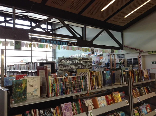 Matariki rafters at Parklands Library | Record | DigitalNZ