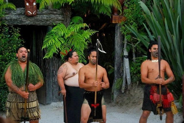 Maori Welcome, Rotorua, New Zealand | Record | DigitalNZ