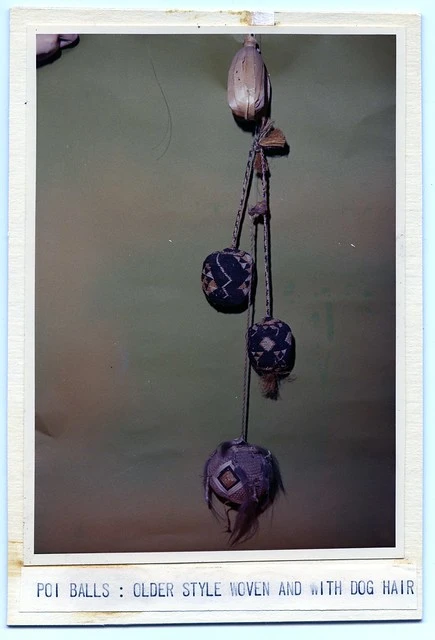 Maori games and musical instruments: Poi | Record | DigitalNZ