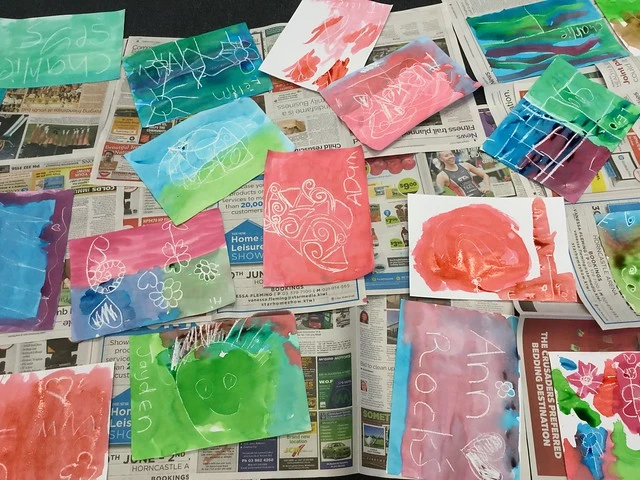 Invisible ink drawings | Record | DigitalNZ