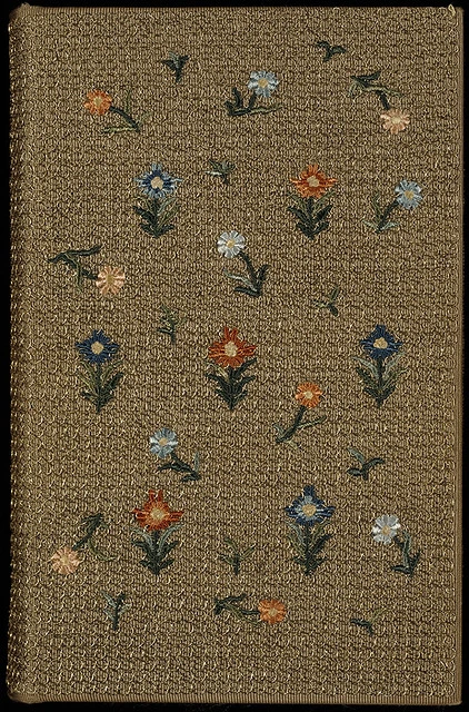 English embroidered binding, late 19th century | Record | DigitalNZ