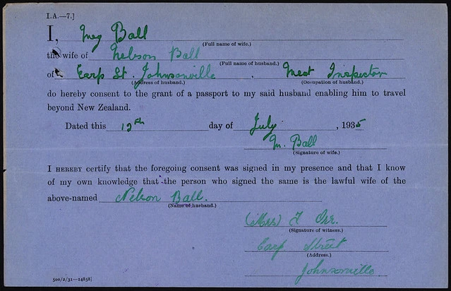 Meg Ball permission | Record | DigitalNZ