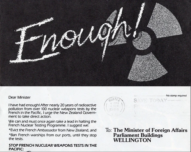 No to Nuclear post cards | Record | DigitalNZ