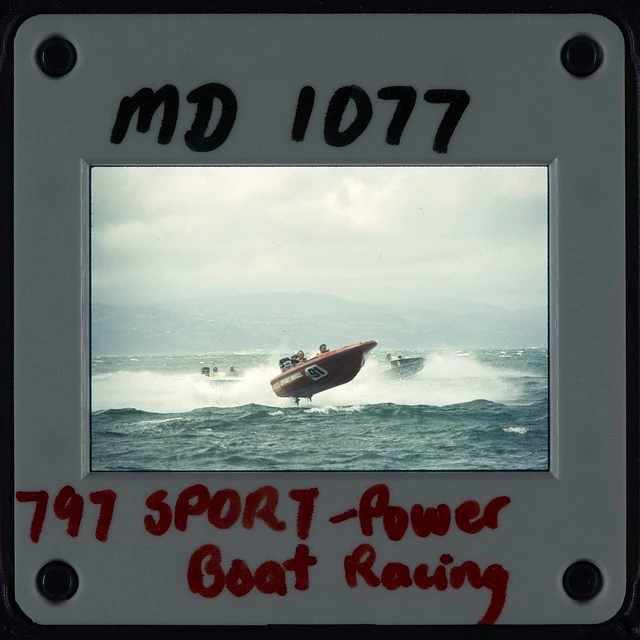 Power Boat Racing on Wellington Harbour Photographer: Unknown 1974 ...