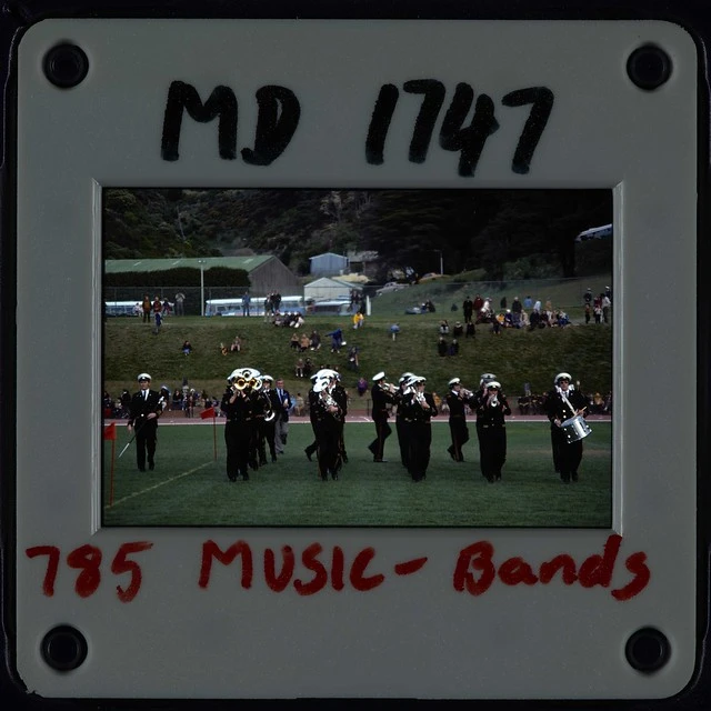 1977 New Zealand National Brass Band Championship at Newtown Stadium ...