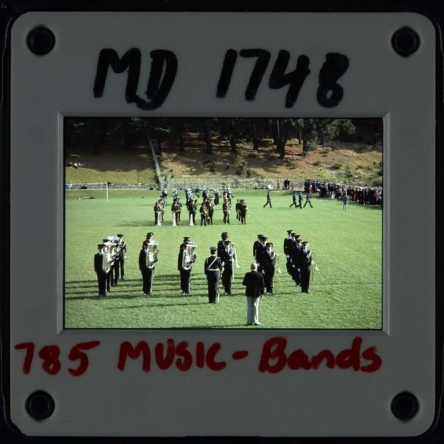1977 New Zealand National Brass Band Championship at Newtown Stadium ...