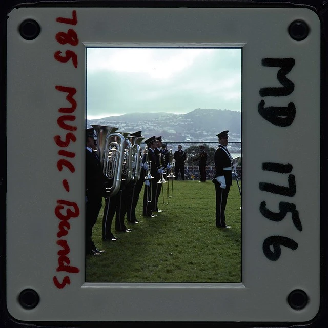 1977 New Zealand National Brass Band Championship at Newtown Stadium ...