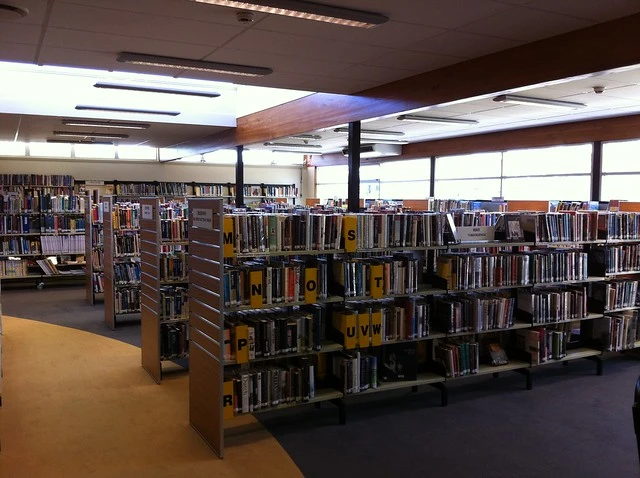 Bookshelves, Turangi Library | Record | DigitalNZ