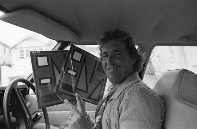 Split Enz - TVNZ employee with True Colours LP(1980) | Record | DigitalNZ