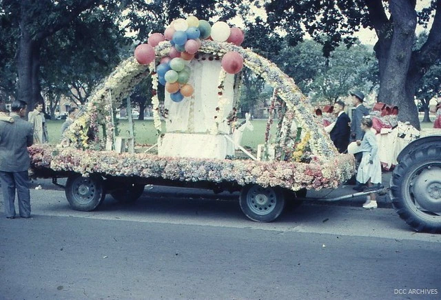 1960 Festival Procession Float representing Green Island Borough ...