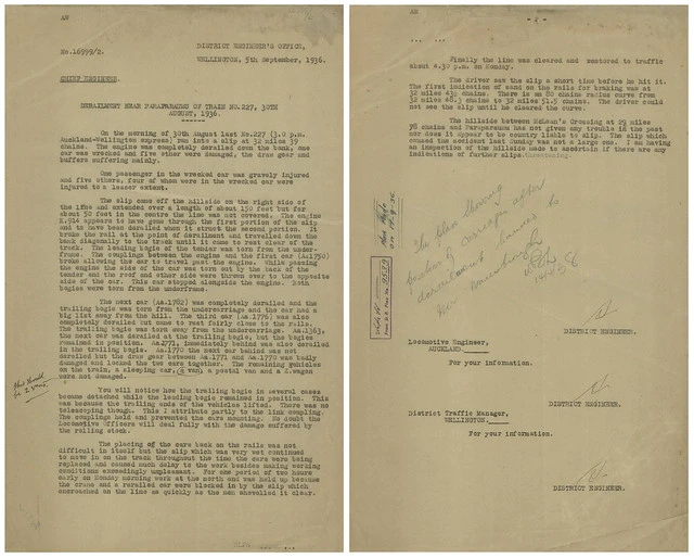 Paraparaumu Train Crash - 30 August 1936 | Record | DigitalNZ