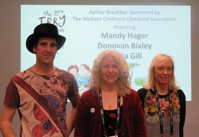 Donovan Bixley, Maria Gill and Mandy Hager | Record | DigitalNZ