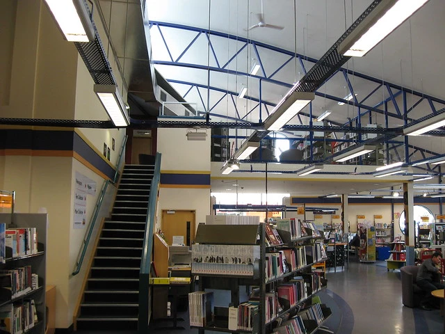 Huntly Library, interior | Record | DigitalNZ