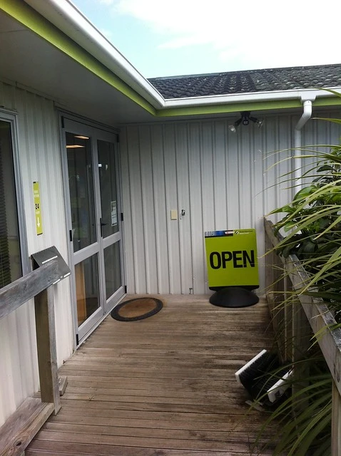 Omokoroa Library entrance | Record | DigitalNZ
