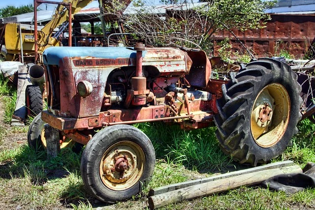 Old tractor - David Brown 950, Waikato, New Zealand | Record | DigitalNZ