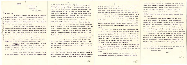 Sinking of SS Lusitania (1915) - Letter regarding sinking of ship ...