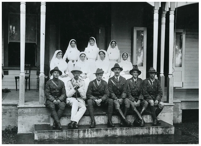 New Zealand Nurses at Apia Hospital, Samoa, August 1914 | Record ...