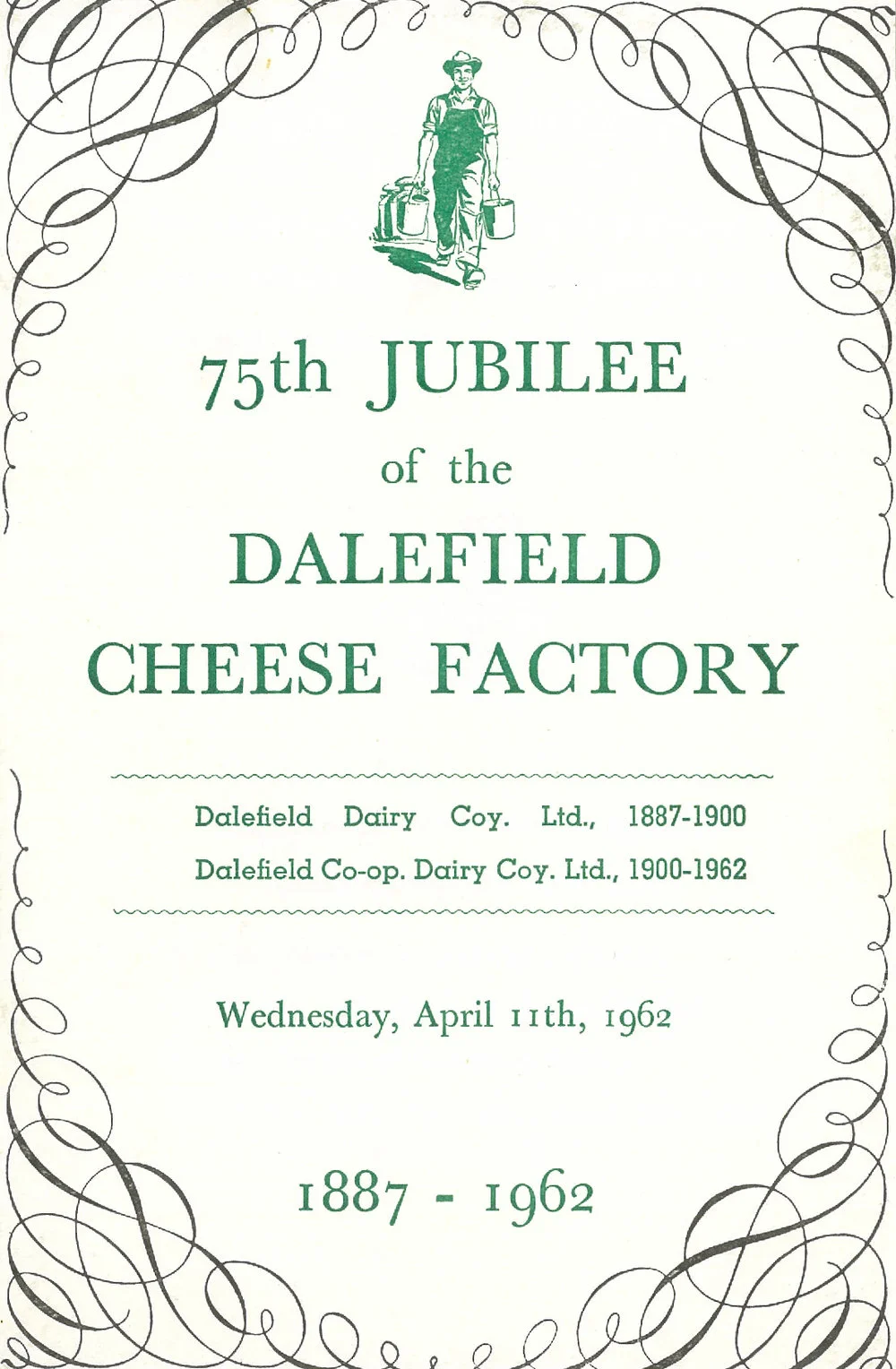 Dalefield Co-operative Dairy Company, Limited. 75th Jubilee of the ...